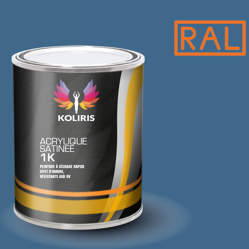 Peinture industrielle satinée Ral 5023